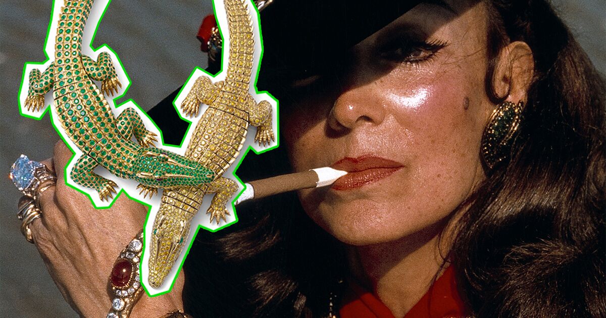 La historia del collar de cocodrilos Cartier de María Félix