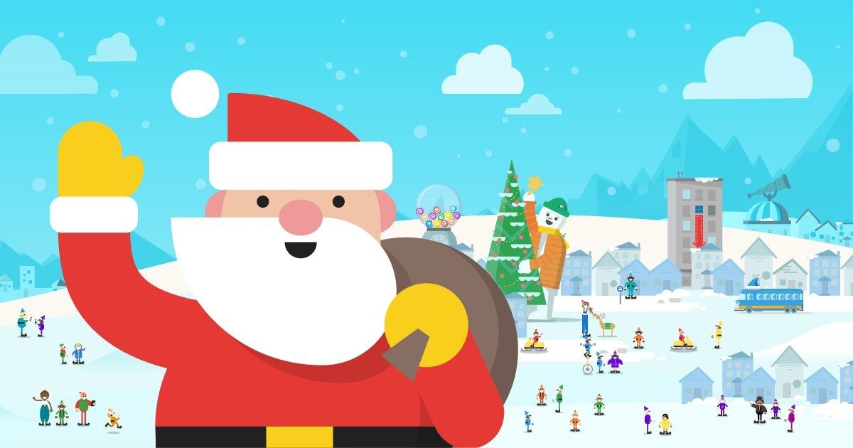 Recorrido de Santa Claus 2024 en vivo: Sigue dónde va Santa en el Google Tracker
