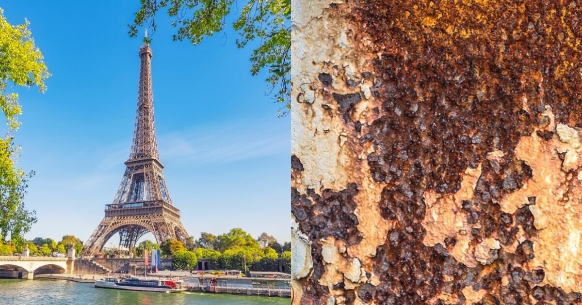 La torre Eiffel necesita una reparación completa por óxido