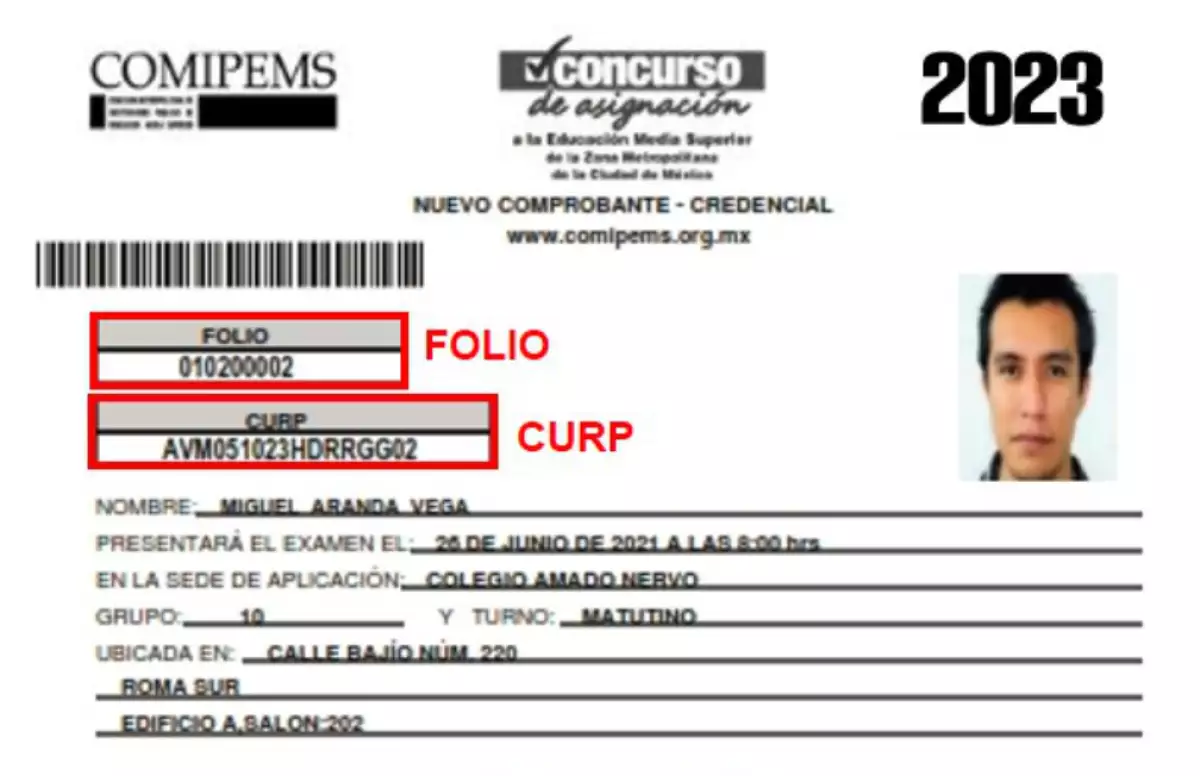 ¿Cómo saber mi folio de Comipems 2023?