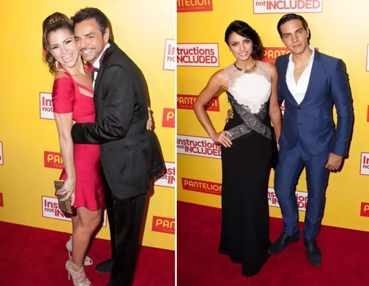 Amigos y familiares acompañan a Derbez en estreno de su película en LA