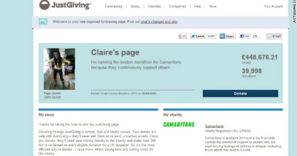La página de la maratonista muerta en Londres aumenta los donativos