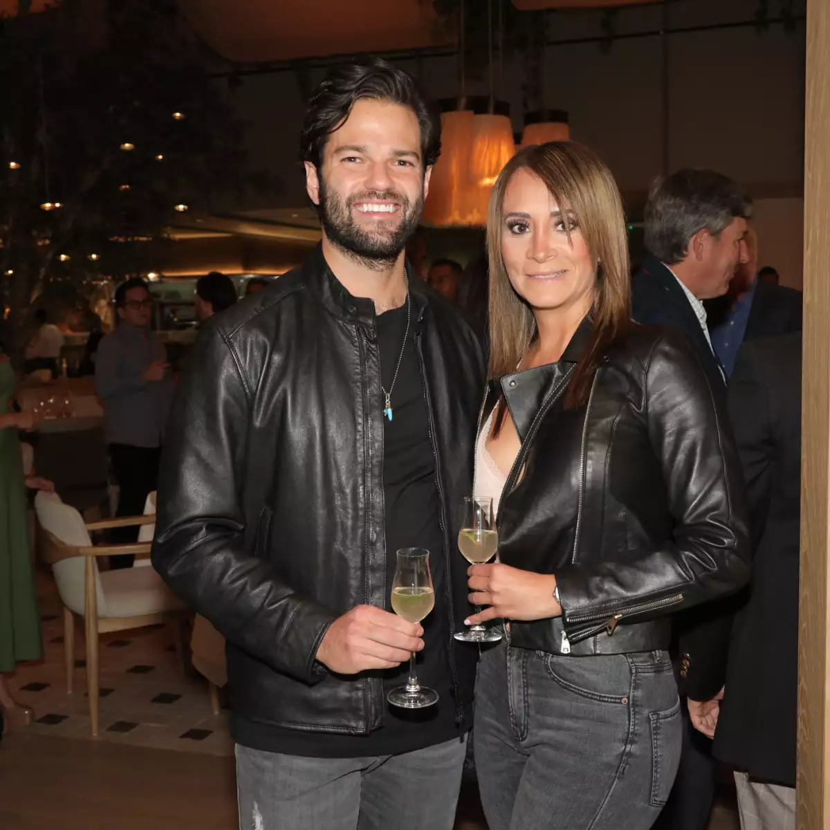 Alejandro Ramírez en la inauguración del restaurante Eliá Estiatorio
