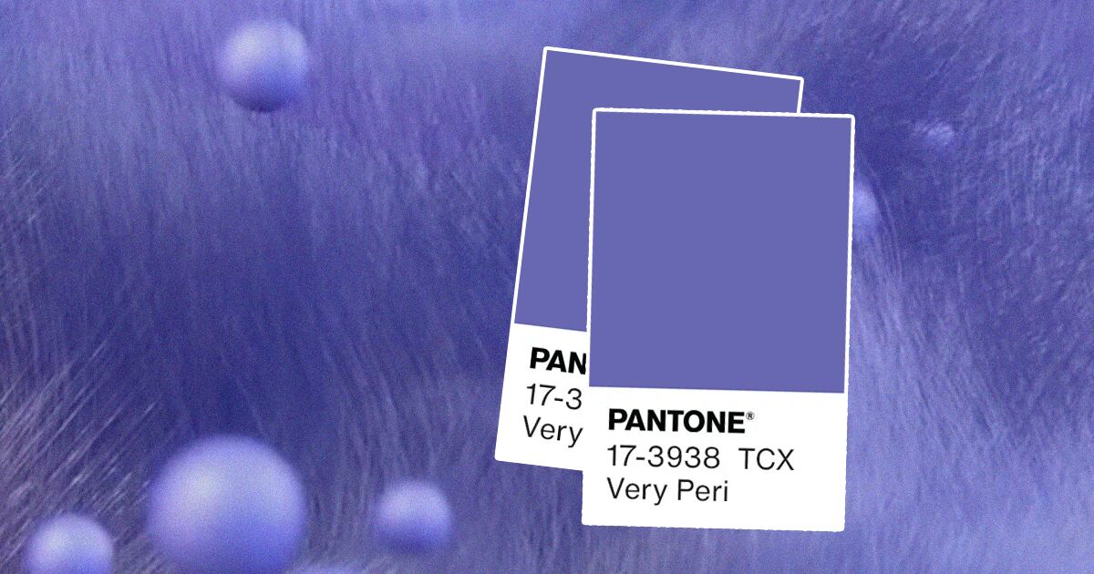 Pantone 2022 lanzó very peri, el color del año