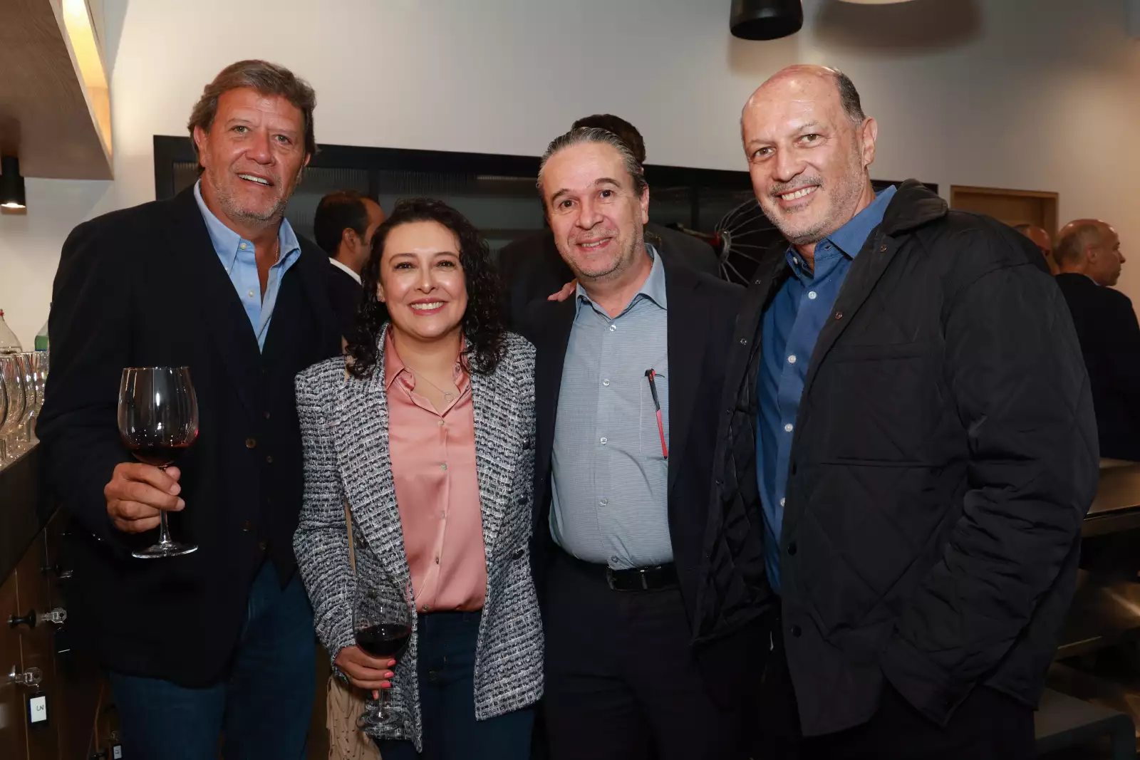 Claudia y Federico Rigoletti en la inauguración de la escuela Pizzaioli