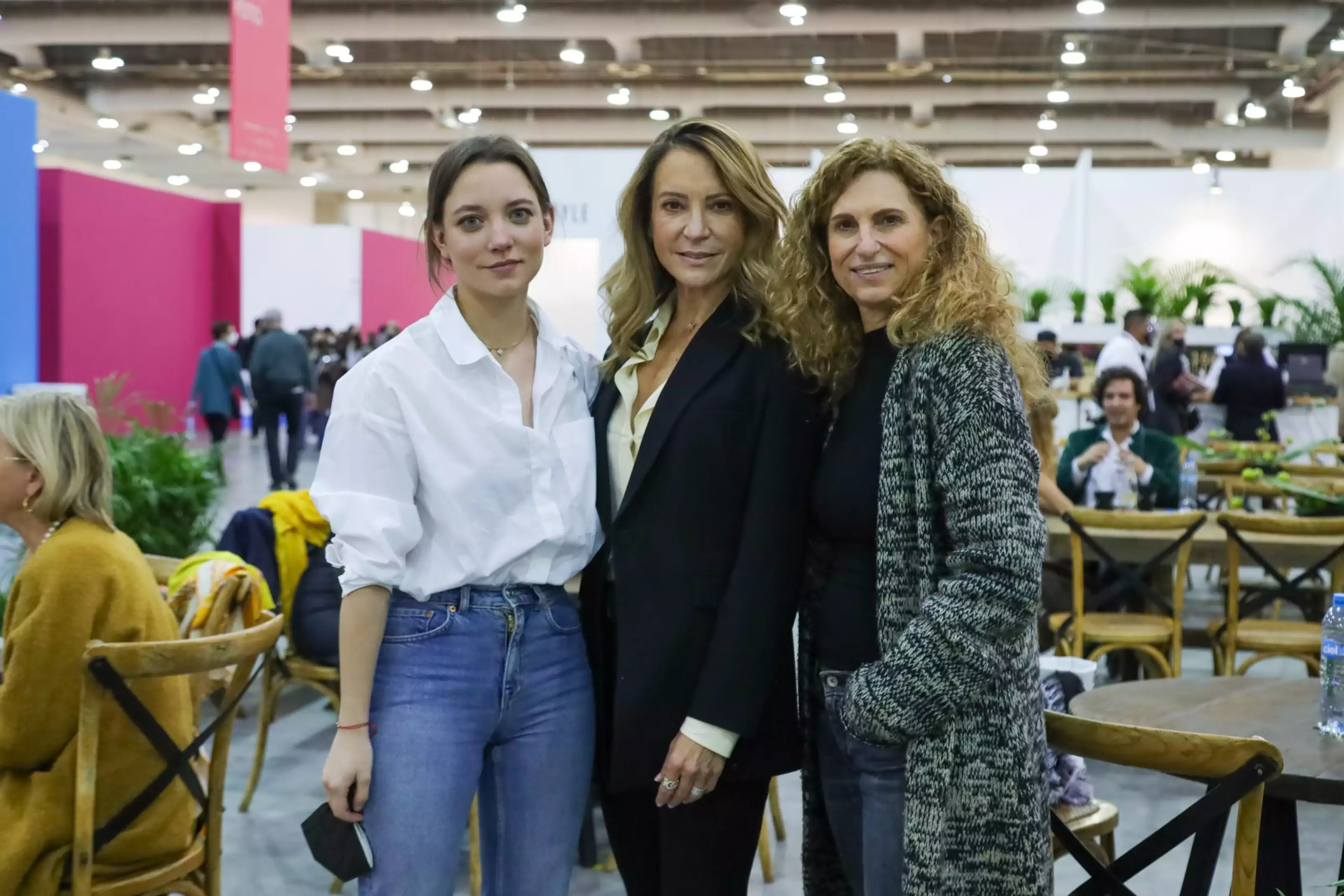 Cecilia León, Ana Elena Mallet y Soumaya Slim en inauguración de Zona ...