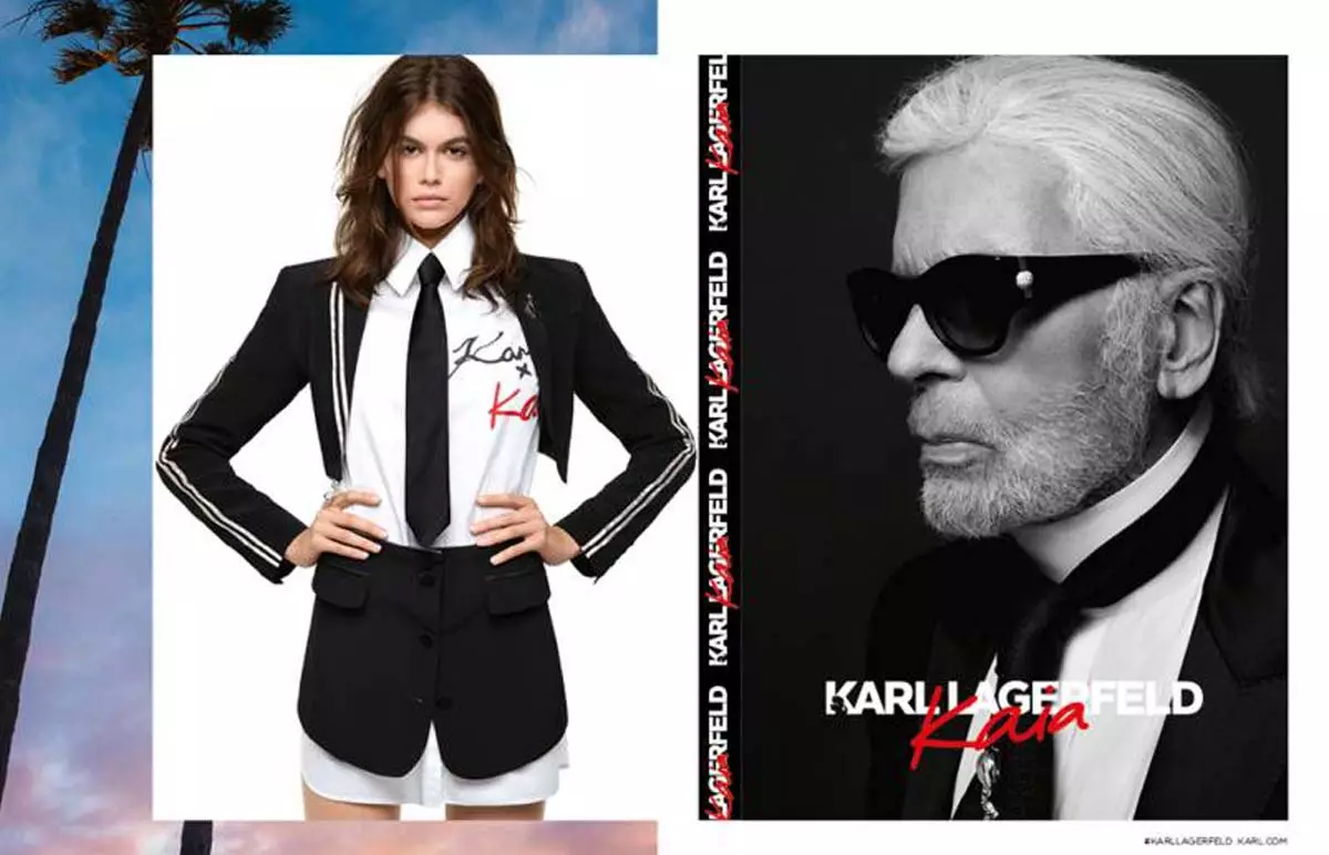 Karl tiene una nueva musa y una colección en colaboración con ella