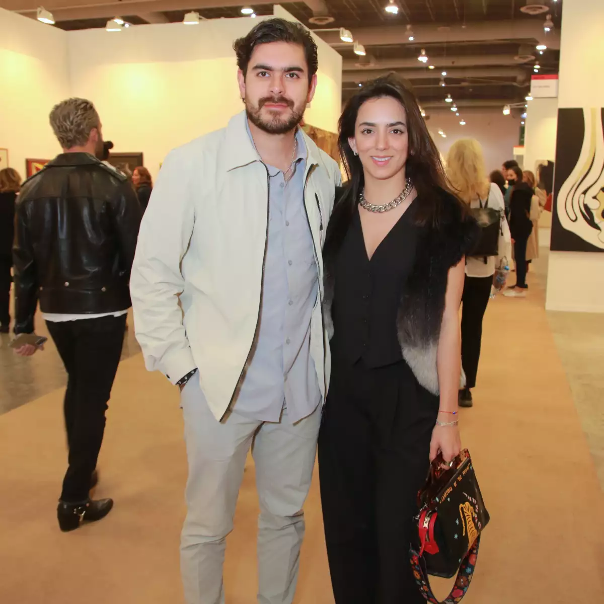 Gabriel Orozco y Sharon Fastlicht en el primer día de Zona MACO 2023