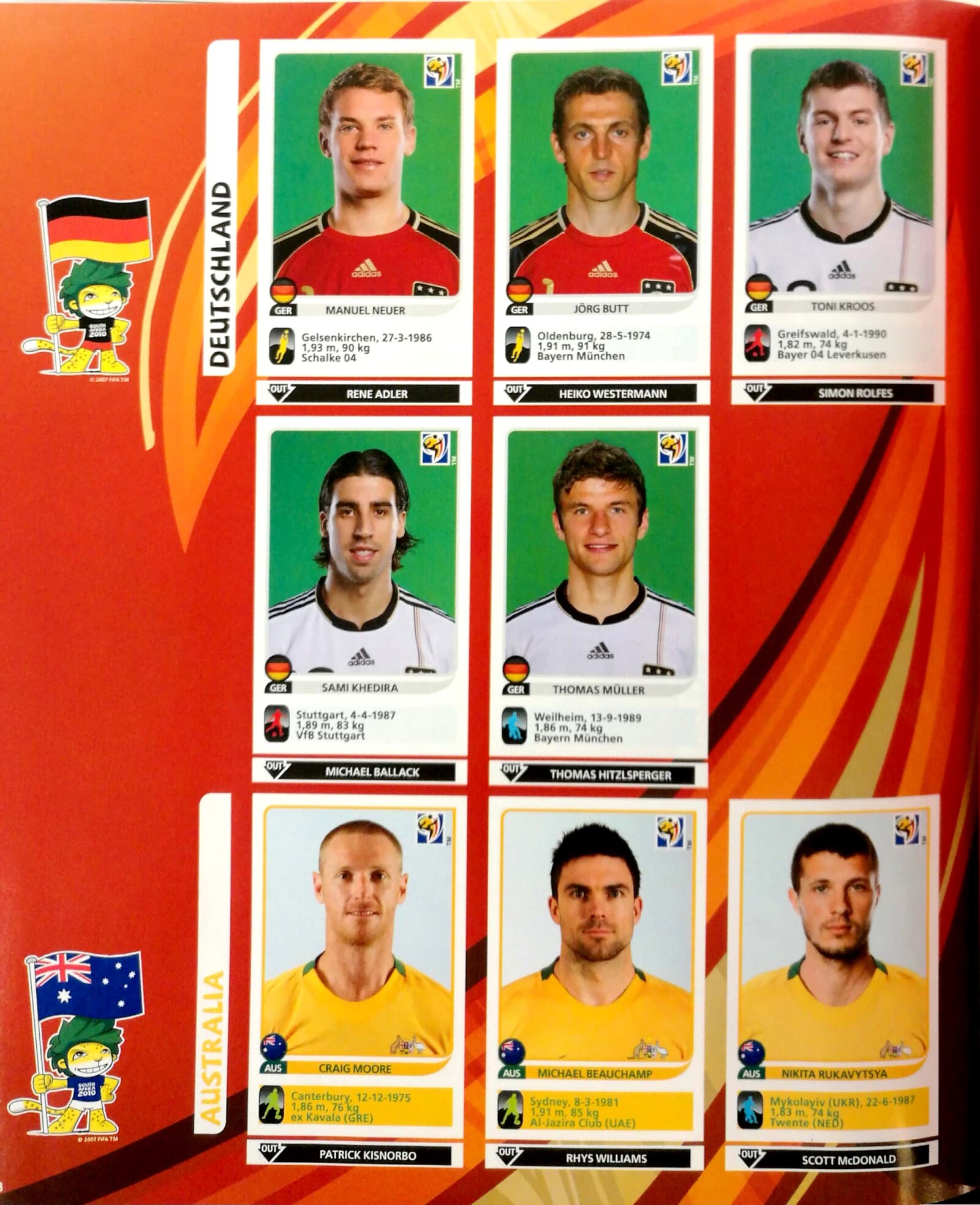 Jugadores que no sabías que estuvieron en el álbum Panini