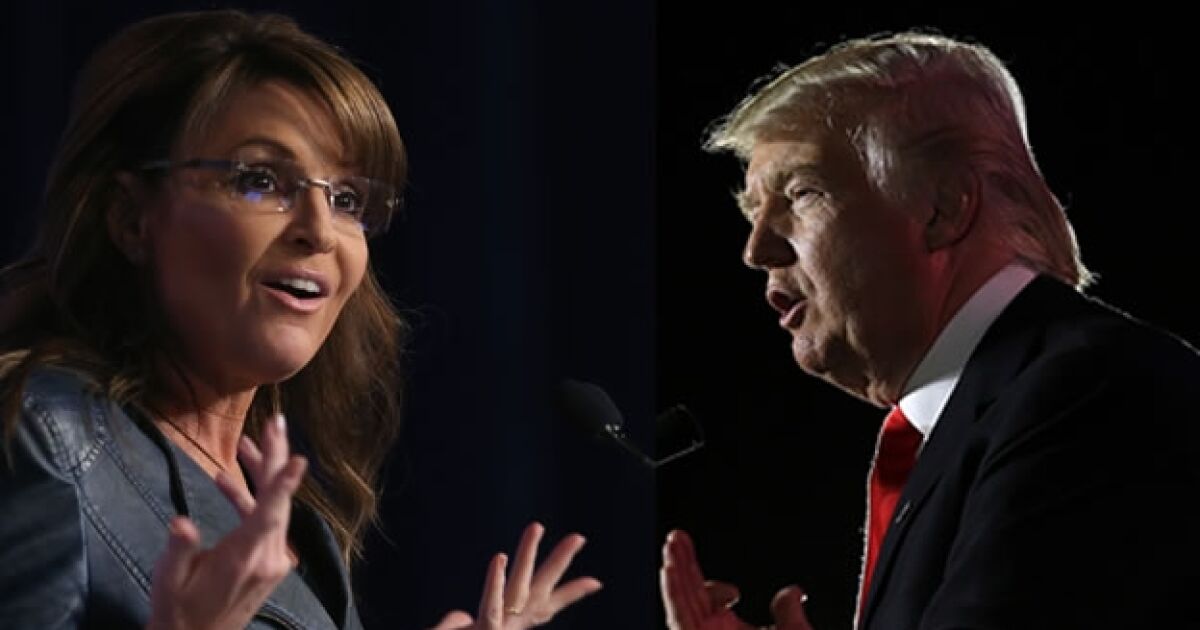 La republicana Sarah Palin sale con todo a apoyar a Donald Trump