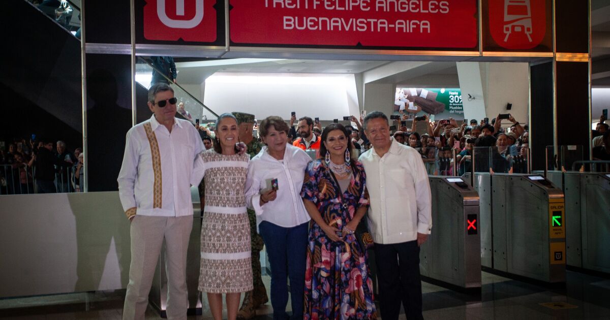 Sheinbaum inaugura el Tren Felipe Ángeles, la nueva ruta que conecta la ...