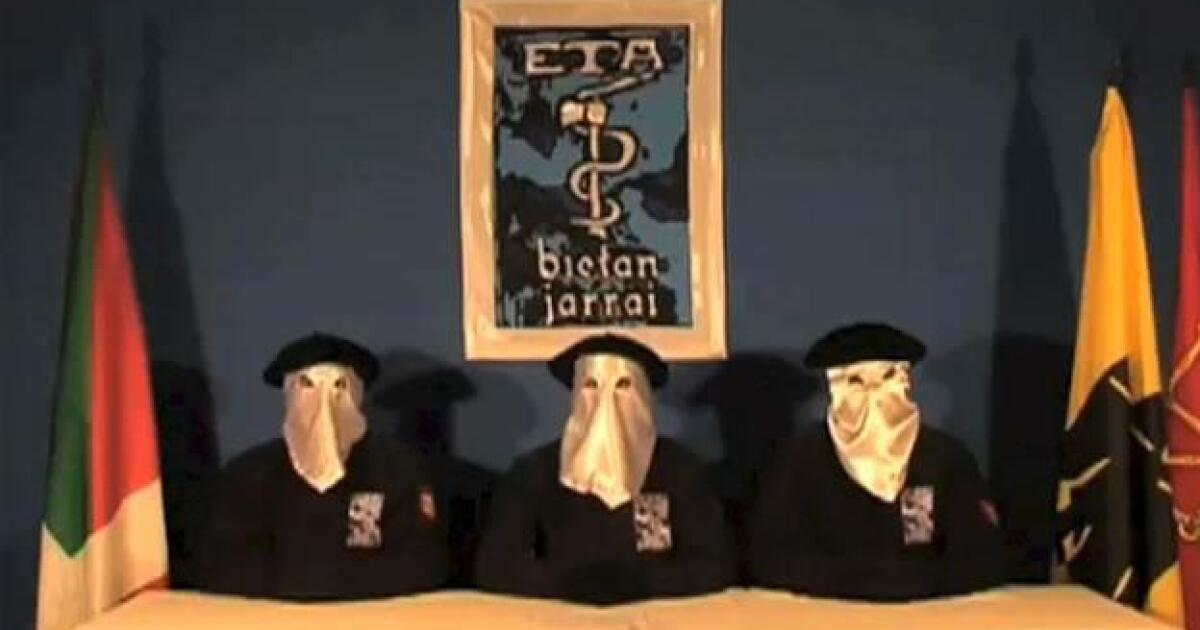 El grupo separatista ETA anuncia un cese al fuego en España