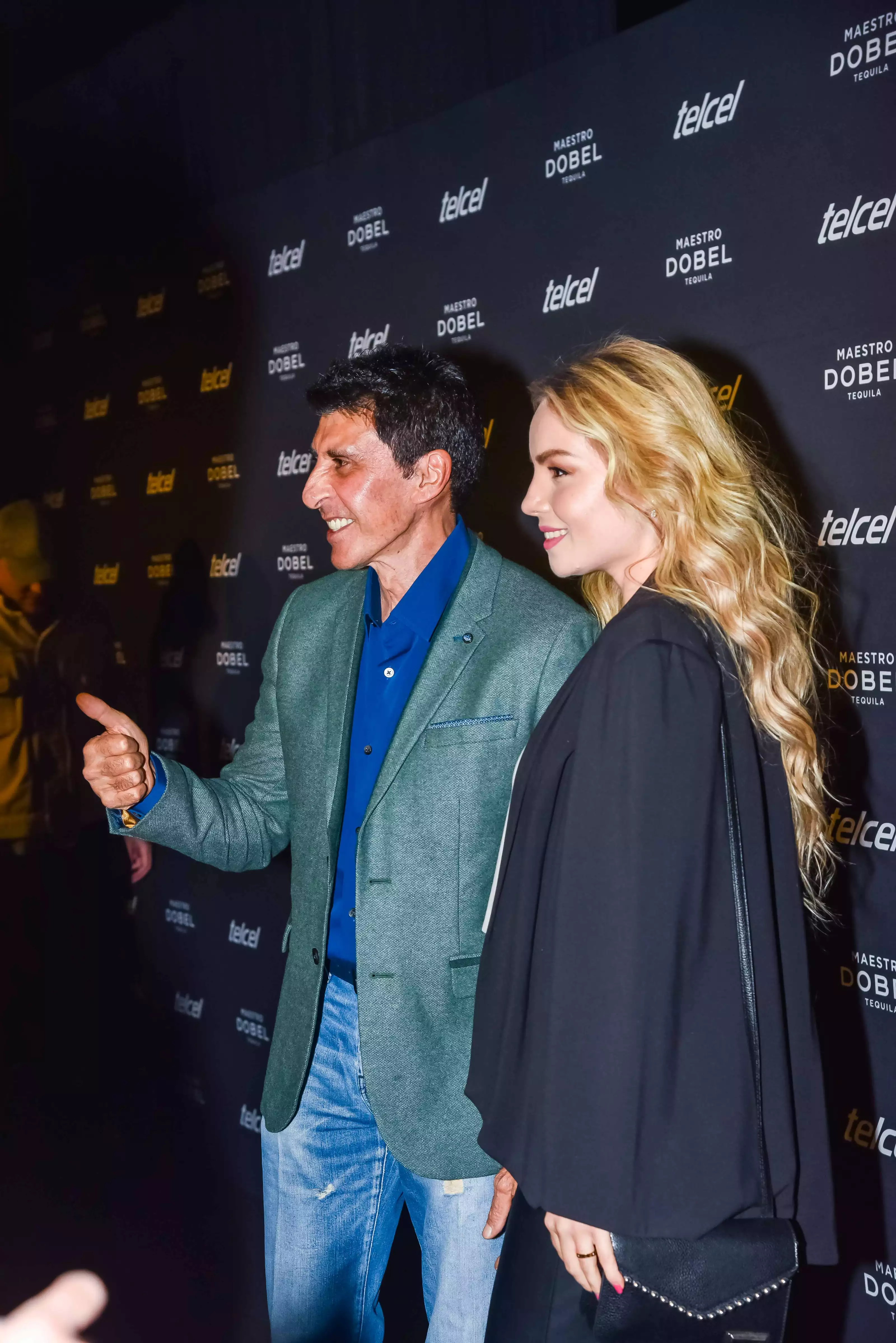 Carlos Slim Domit y Maria Elena Torruco en la after party de la Fórmula 1