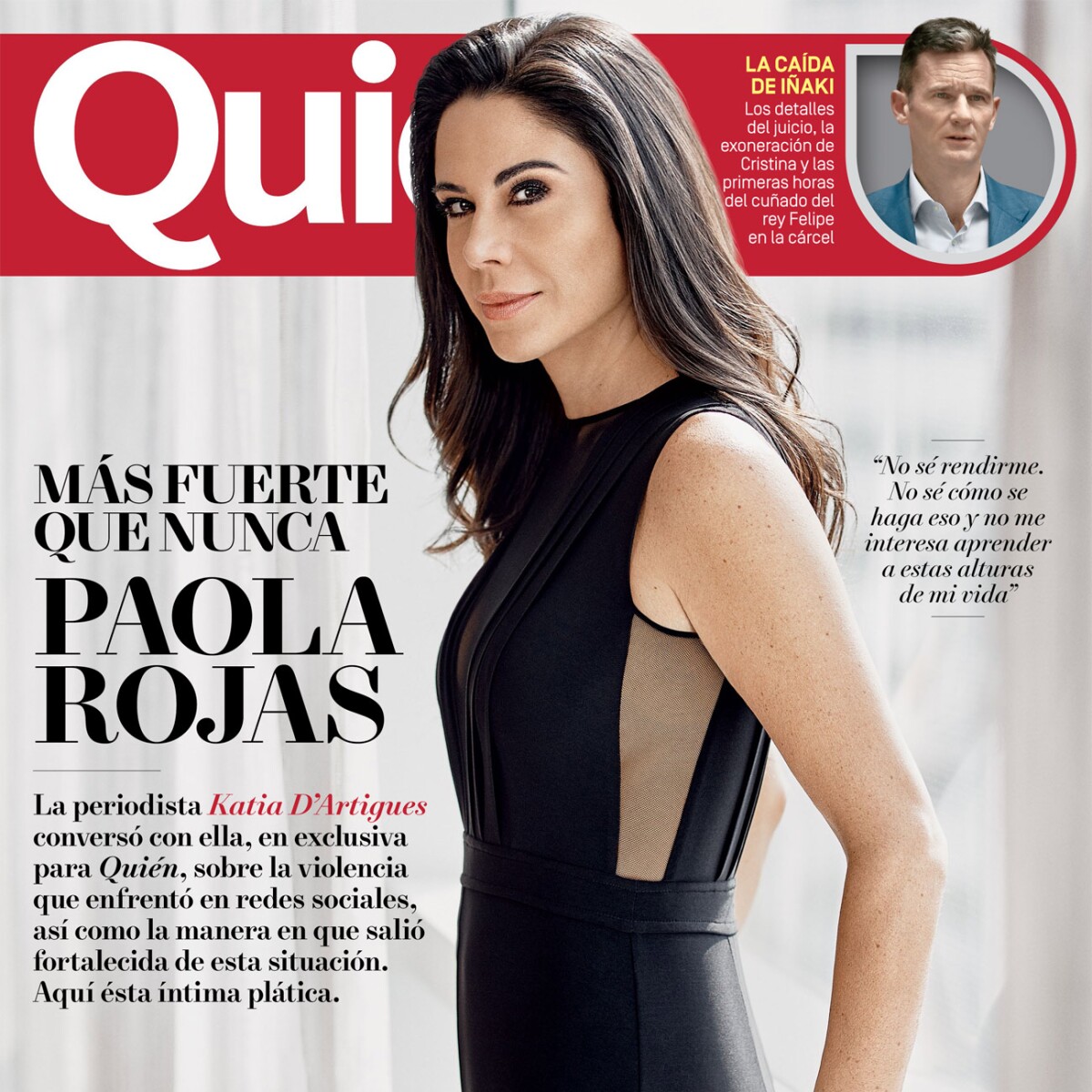 Paola Rojas en portada de Quién