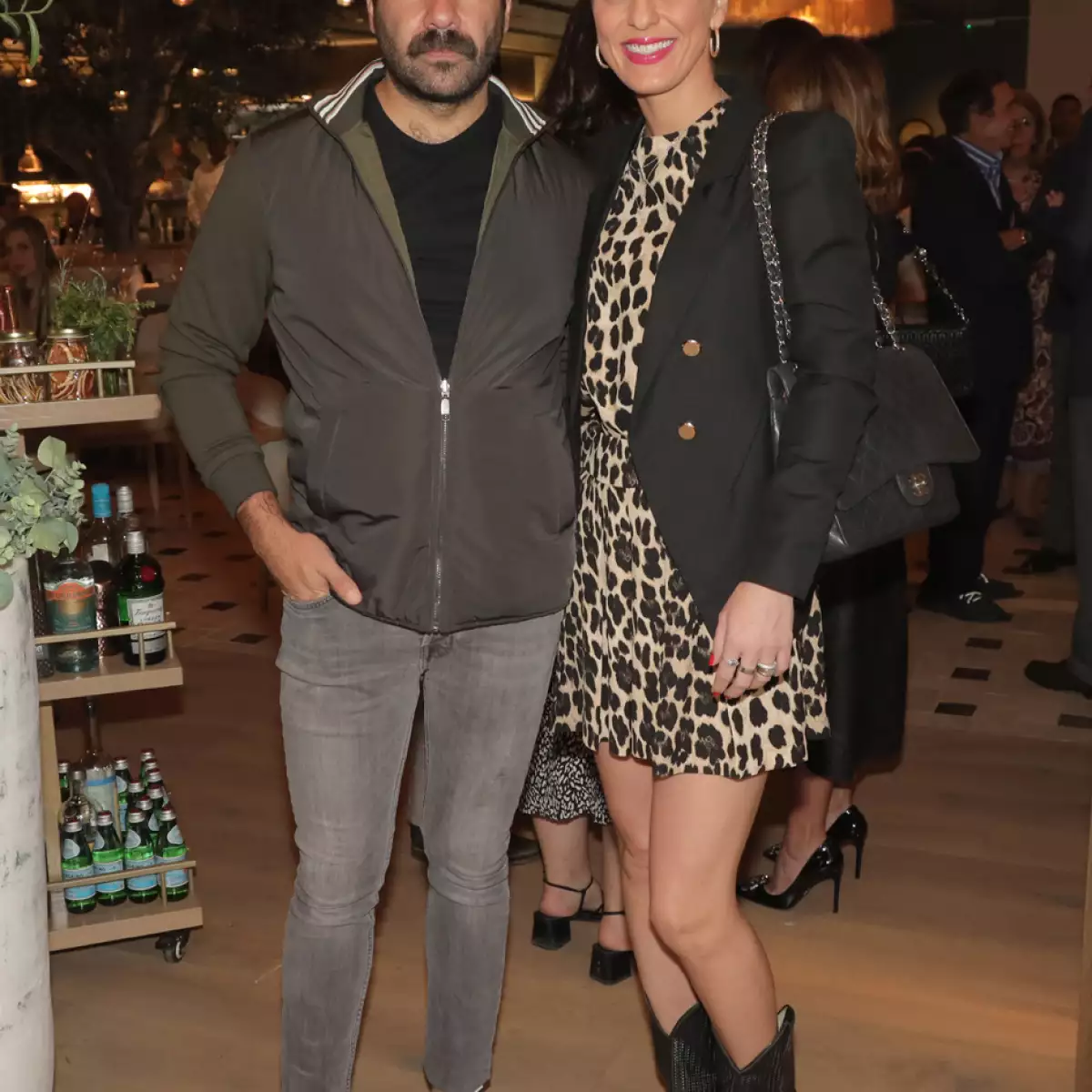 Alejandro Ramírez en la inauguración del restaurante Eliá Estiatorio