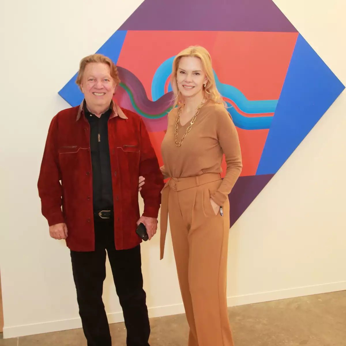 Gabriel Orozco y Sharon Fastlicht en el primer día de Zona MACO 2023