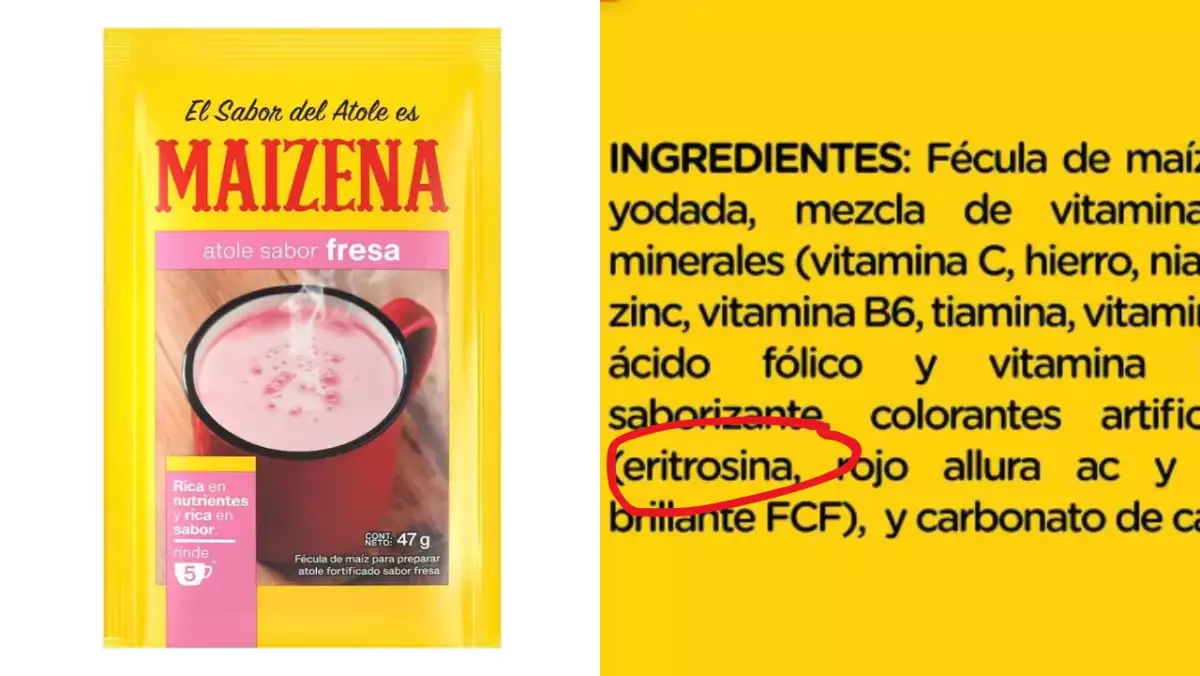 Estos son los alimentos que contienen colorante rojo 3 en México