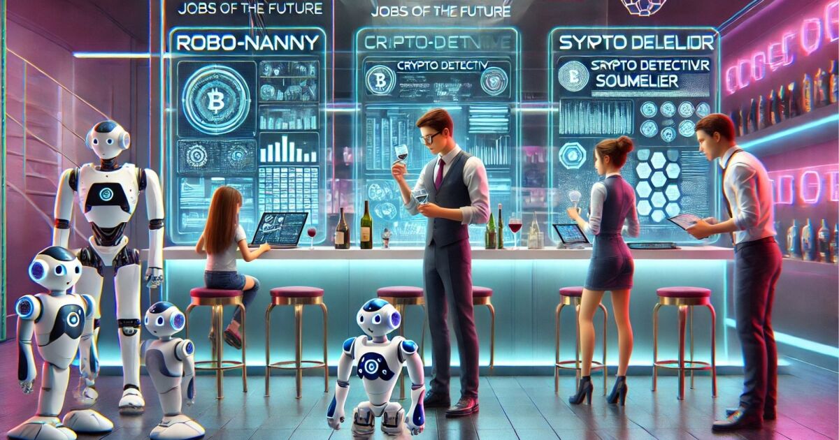 Robo-nanny o Crypto detective, estos serán los empleos del futuro
