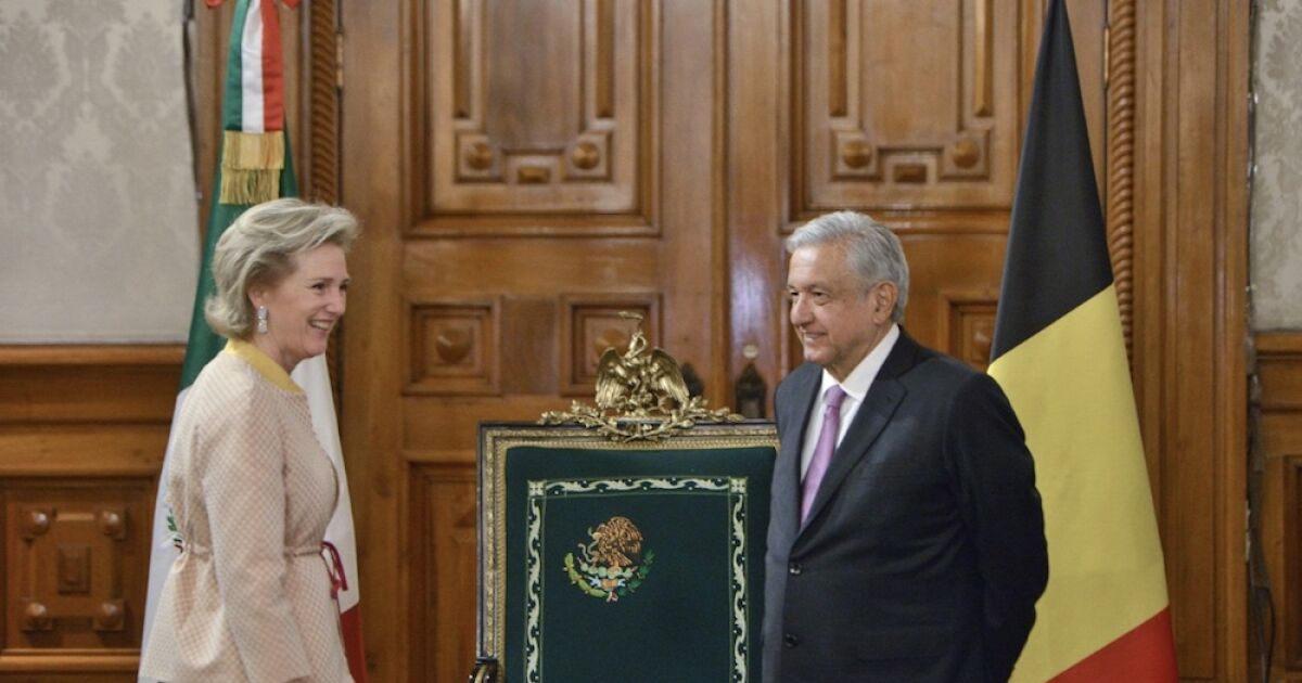 Andrés Manuel López Obrador recibe a la princesa Astrid de Bélgica en ...