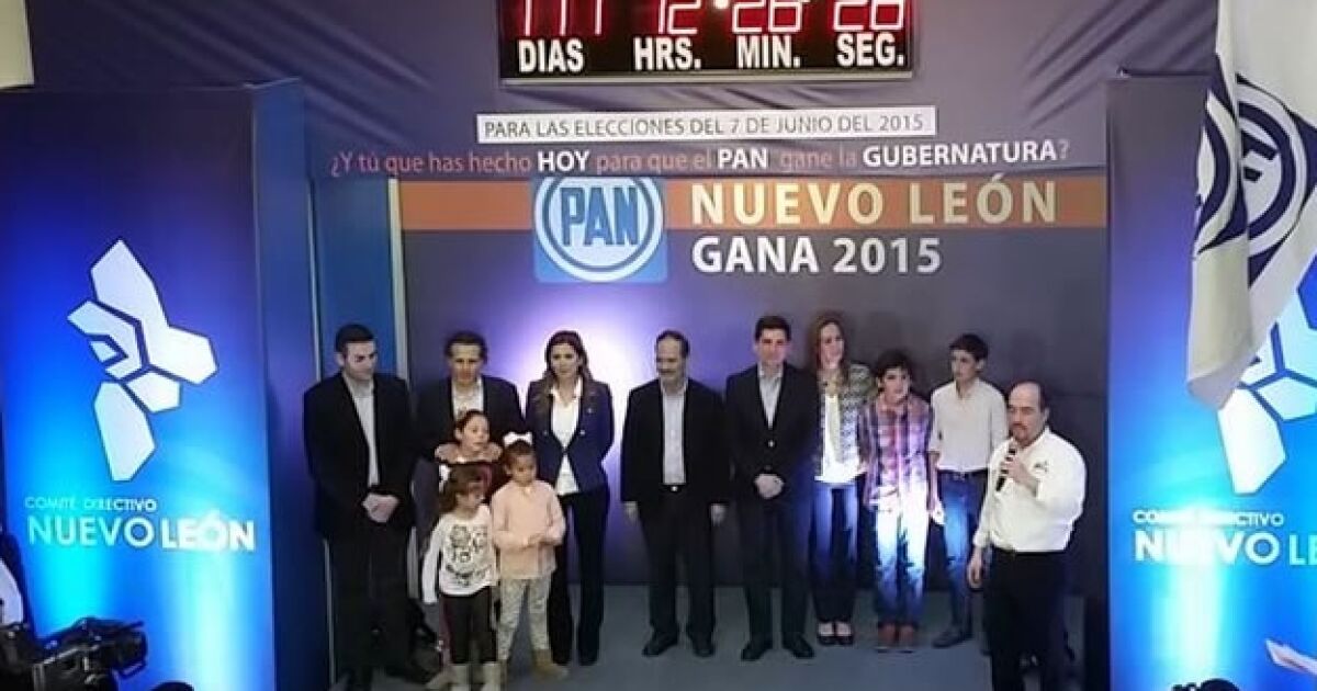 Felipe de Jesús Cantú, candidato del PAN al gobierno de Nuevo León